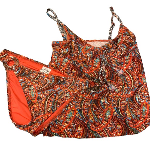 Lucky Brand | Swim | Lucky Brand Paisley Bathing Suit Euc | Poshmark